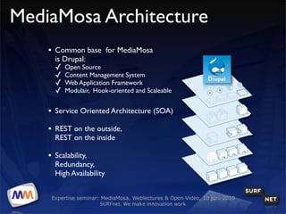 Media mosa architecture - features -10 june 2010 | PDF | Internet | Computing