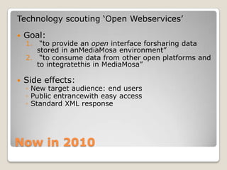 MediaMosa and webservices | PPTX | Browsers | Computer Software and Applications