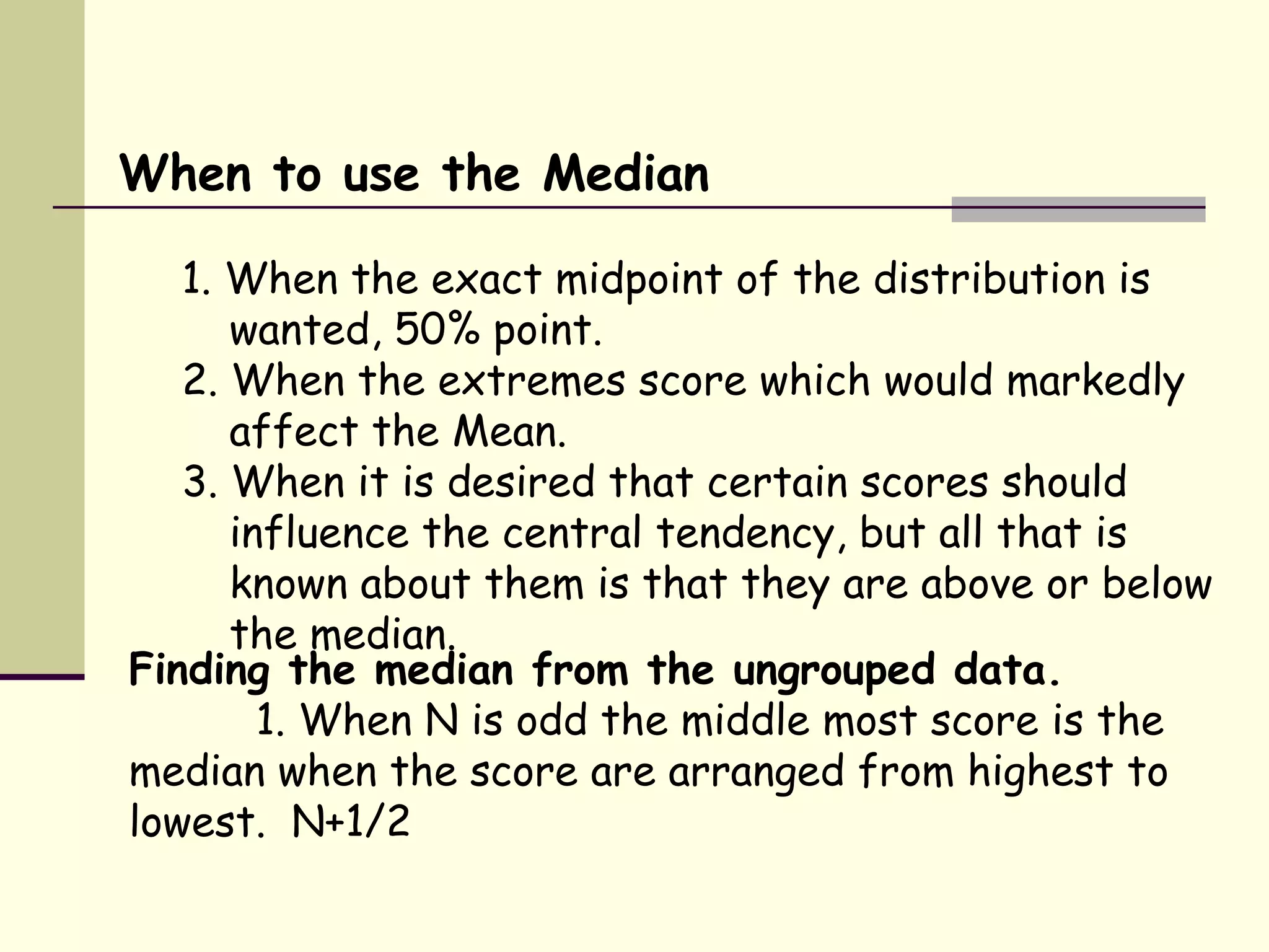 Median | PPT