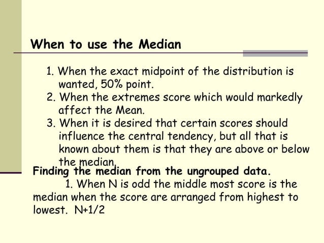 Median | PPT