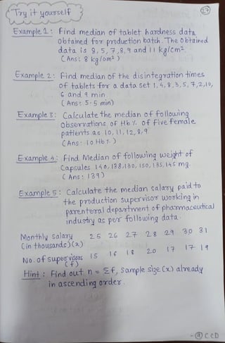 Median - Gropued and Ungrouped Data.pdf