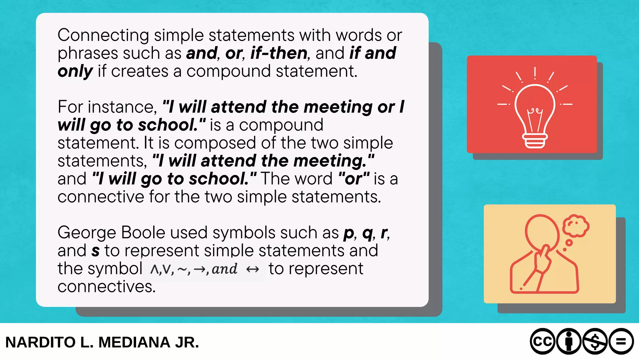 Logic Statements And Quantifiers By Nardito L Mediana Jr Ppt 