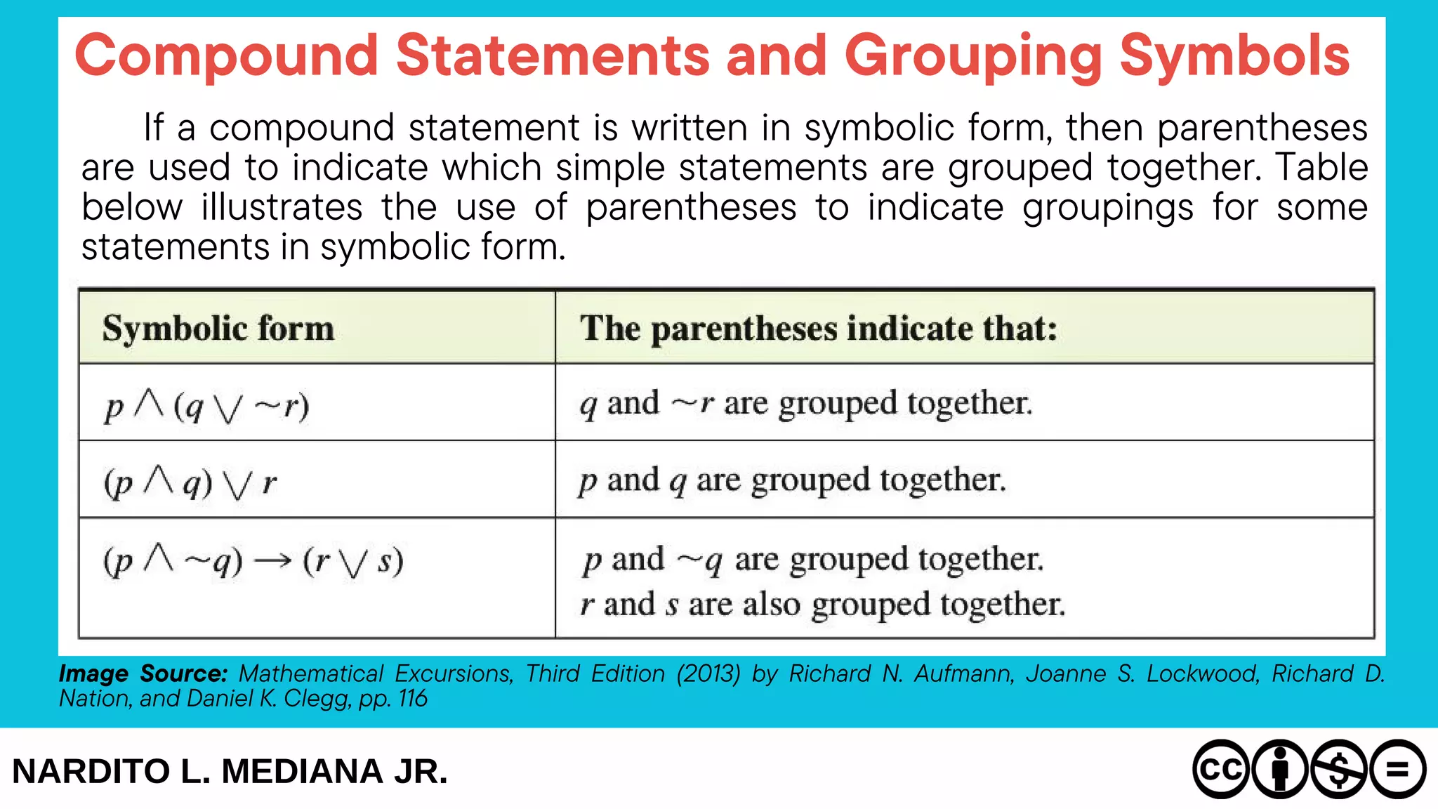 Logic Statements and Quantifiers by Nardito L. Mediana Jr. | PDF