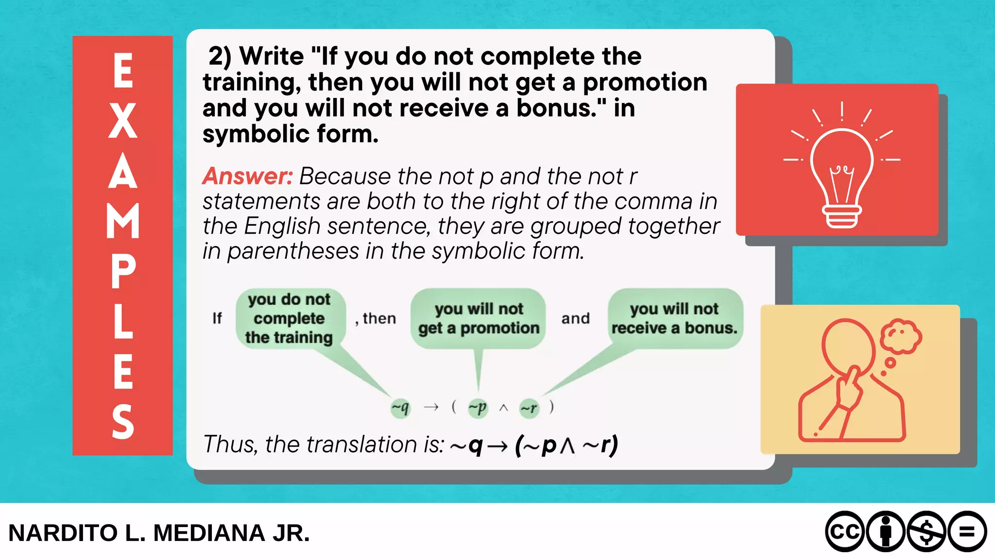 Logic Statements and Quantifiers by Nardito L. Mediana Jr. | PDF
