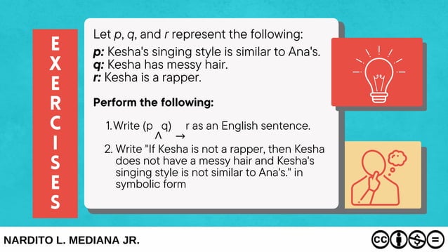 Logic Statements and Quantifiers by Nardito L. Mediana Jr. | PDF | Programming Languages | Computing