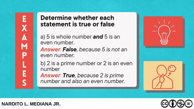 Logic Statements and Quantifiers by Nardito L. Mediana Jr. | PDF | Programming Languages | Computing