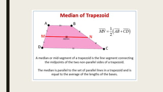 A Median Of Trapezoid