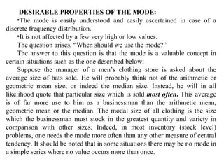 Median and mode | PPT