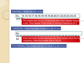Median and Mode used in Teaching | PPT