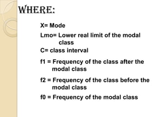 Median and Mode used in Teaching | PPT