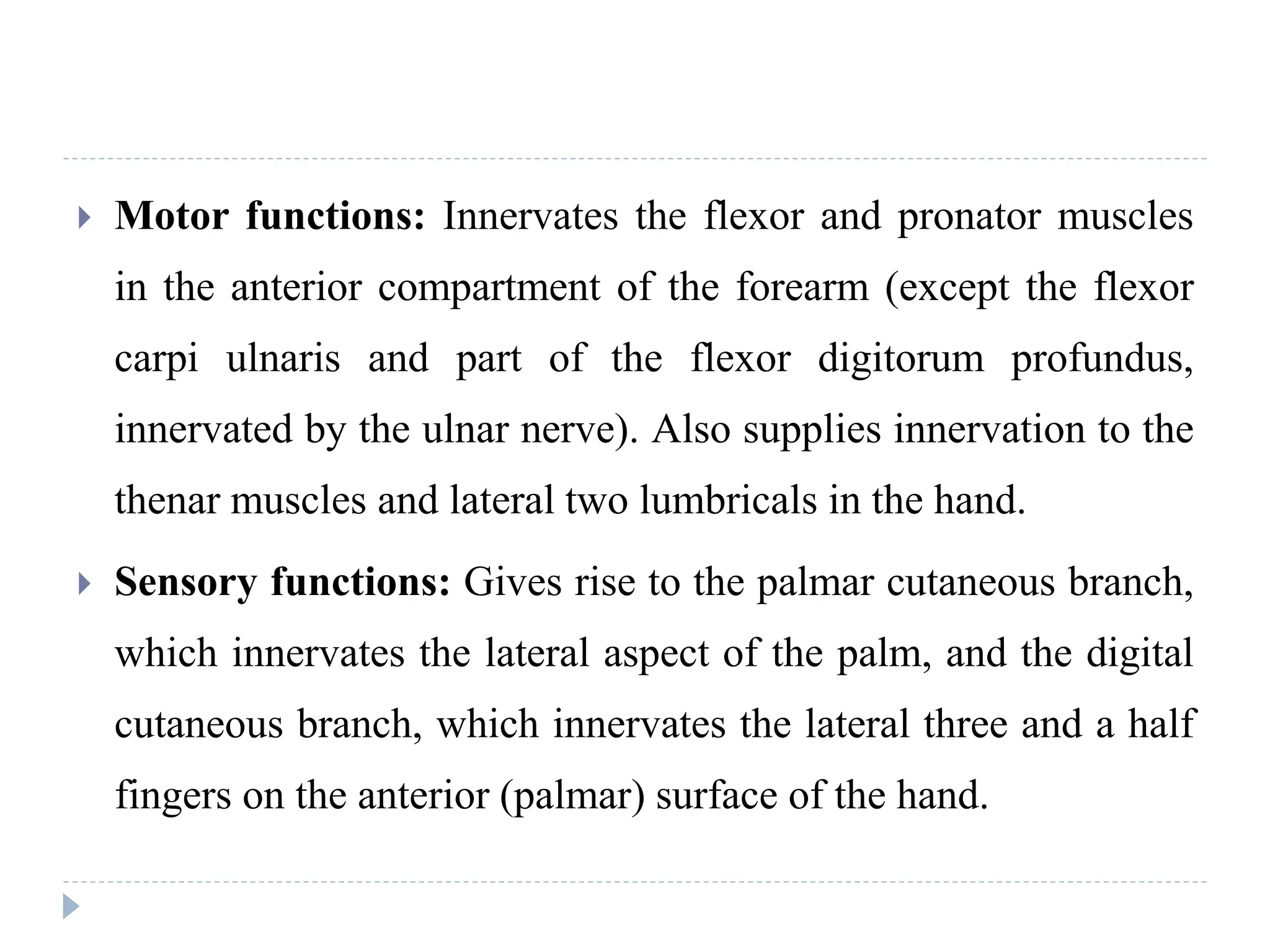 ANATOMY OF MEDIAN AND ULNAR NERVE AND APPLIED ANATOMY | PPTX