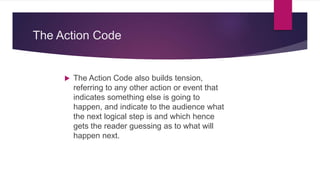 Media Narrative Codes | PPTX