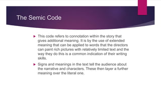 Media Narrative Codes | PPT