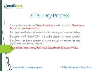JCI Accreditation BY Mediance Consultancy | PPT