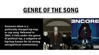 Media NEA presentation.pptx mosh eminem. | PPT