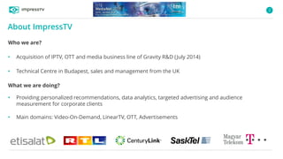 Improving the TV User Experience by Algorithms: Personalized Content ...