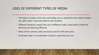 METHODS AND MEDIA OF HEALTH EDUCATION | PPTX