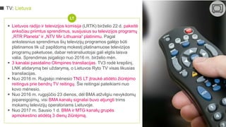 Media news 2016 Lithuanian | PPTX