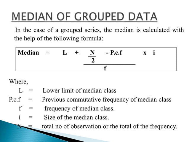 Median & mode | PPTX