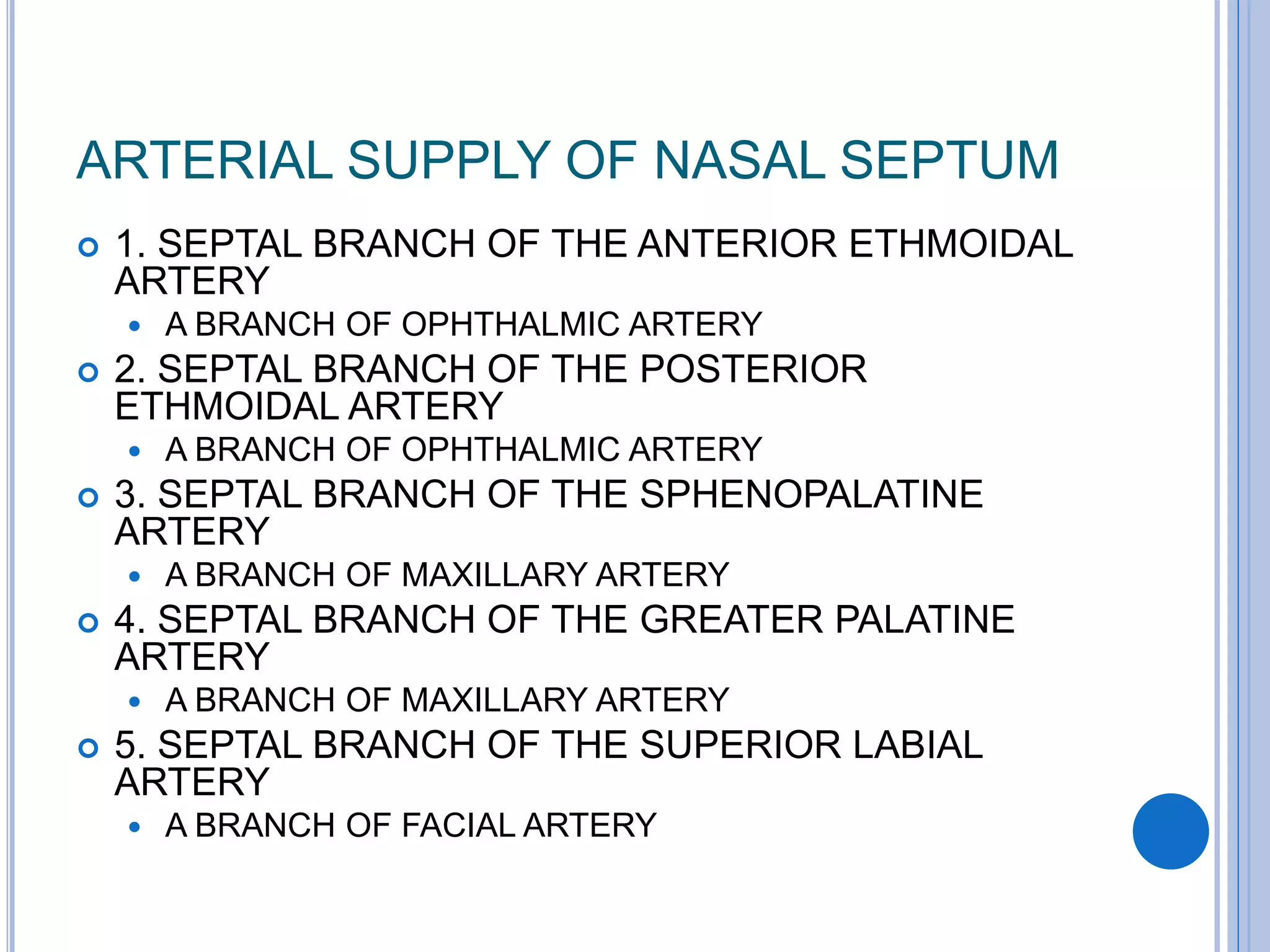 Median Nasal Septum | PPTX