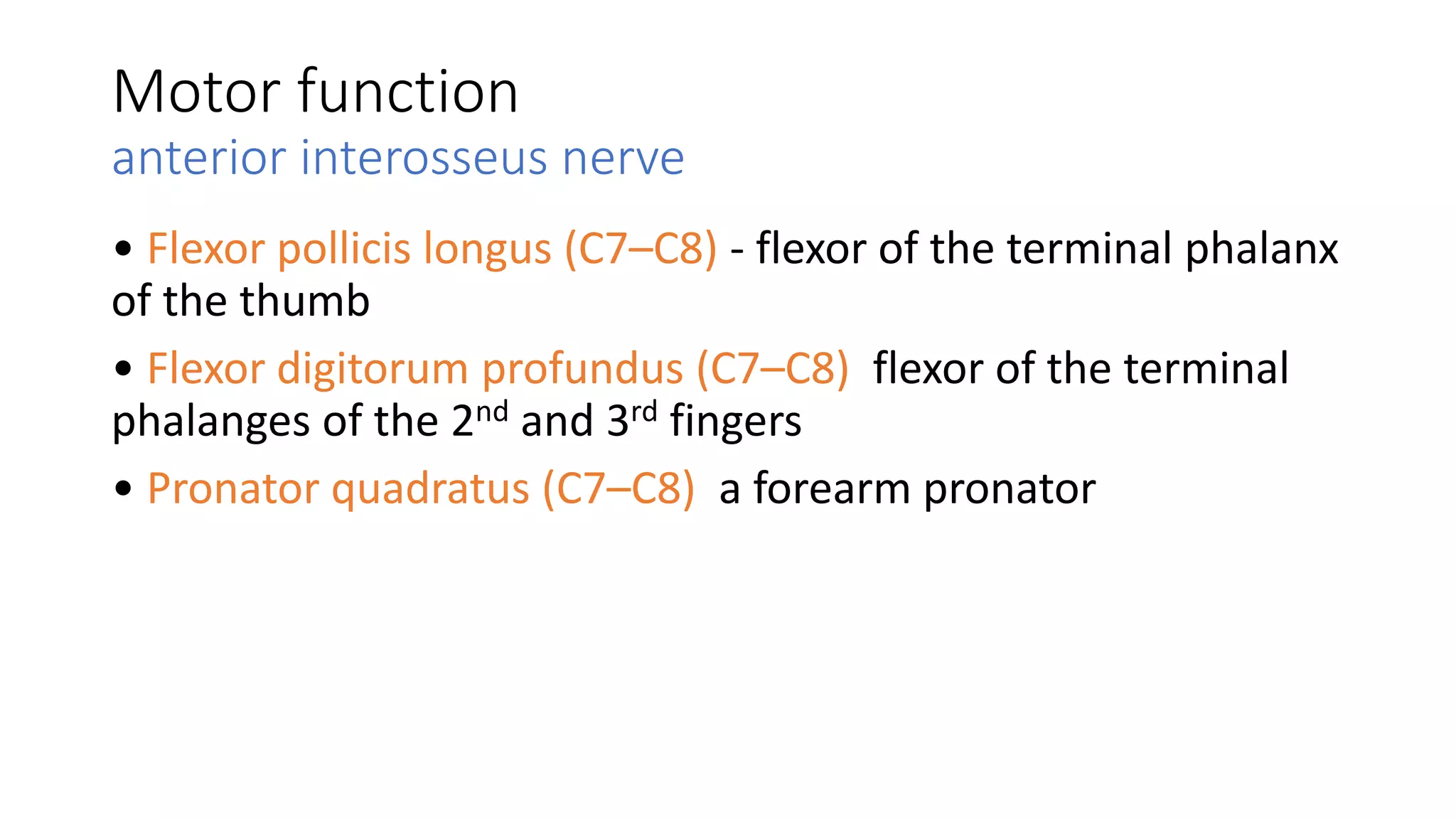 Median nerve injury | PPTX