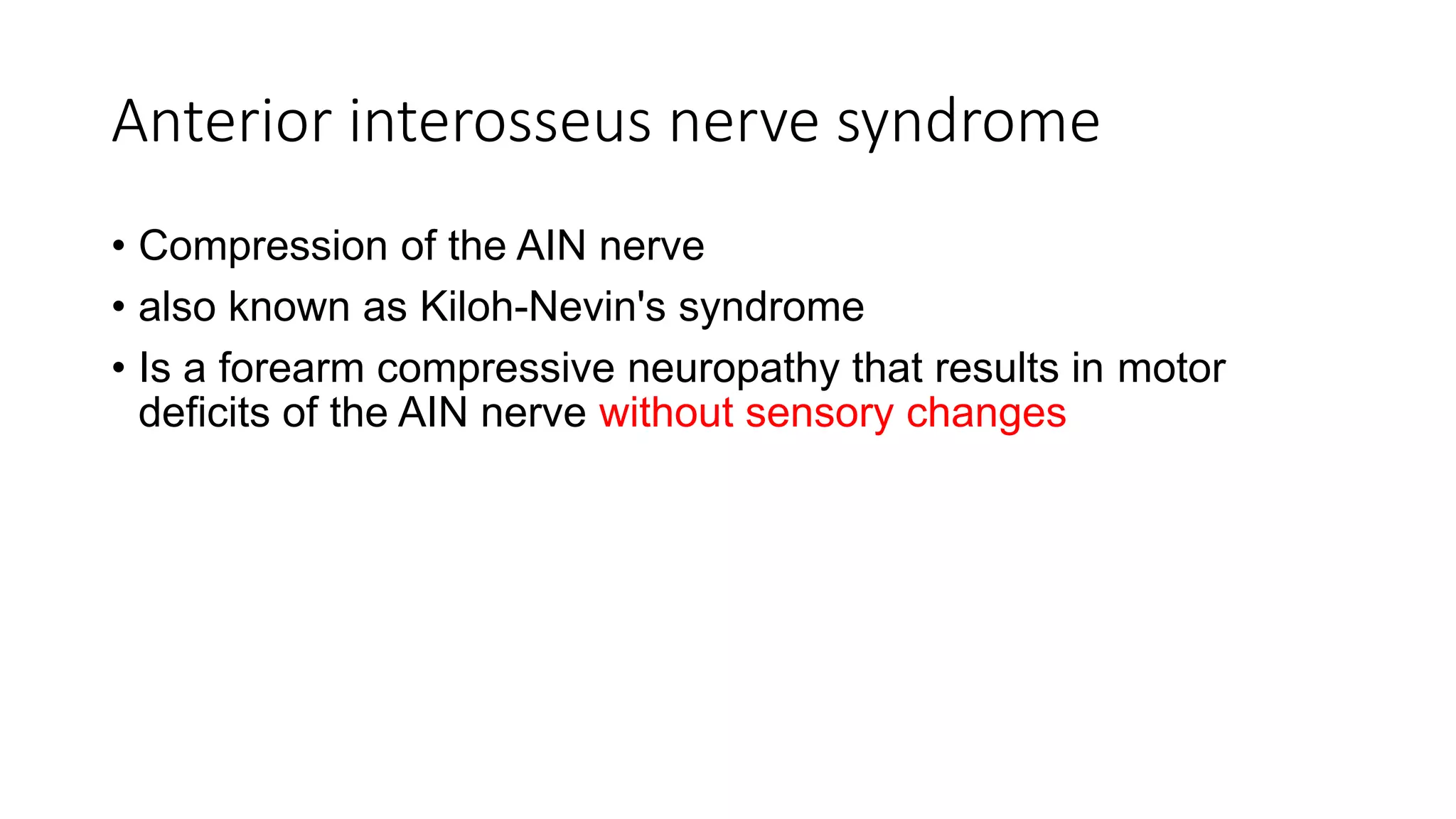 Median nerve injury | PPTX
