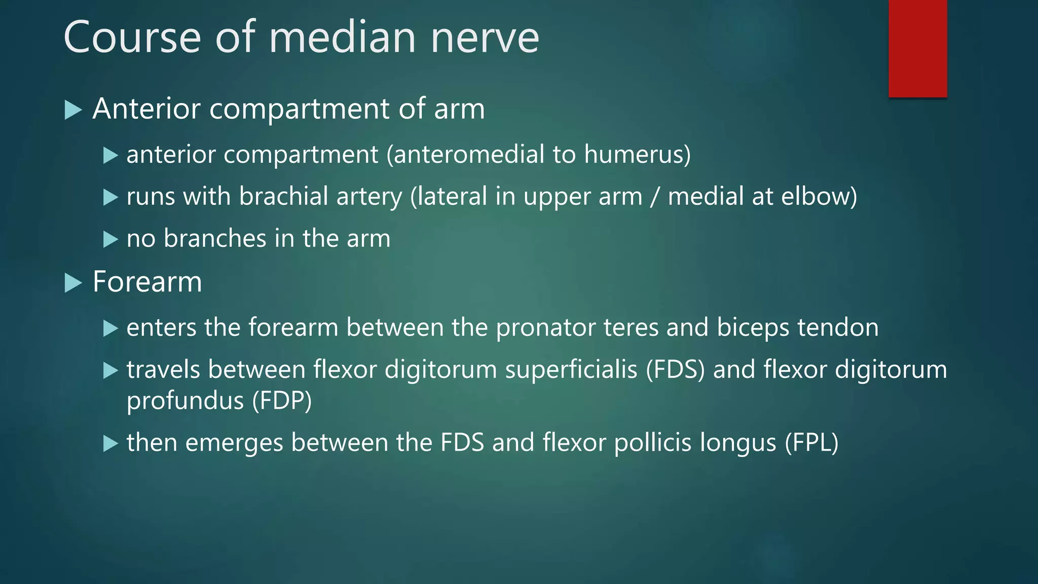 Median nerve injuries | PPTX