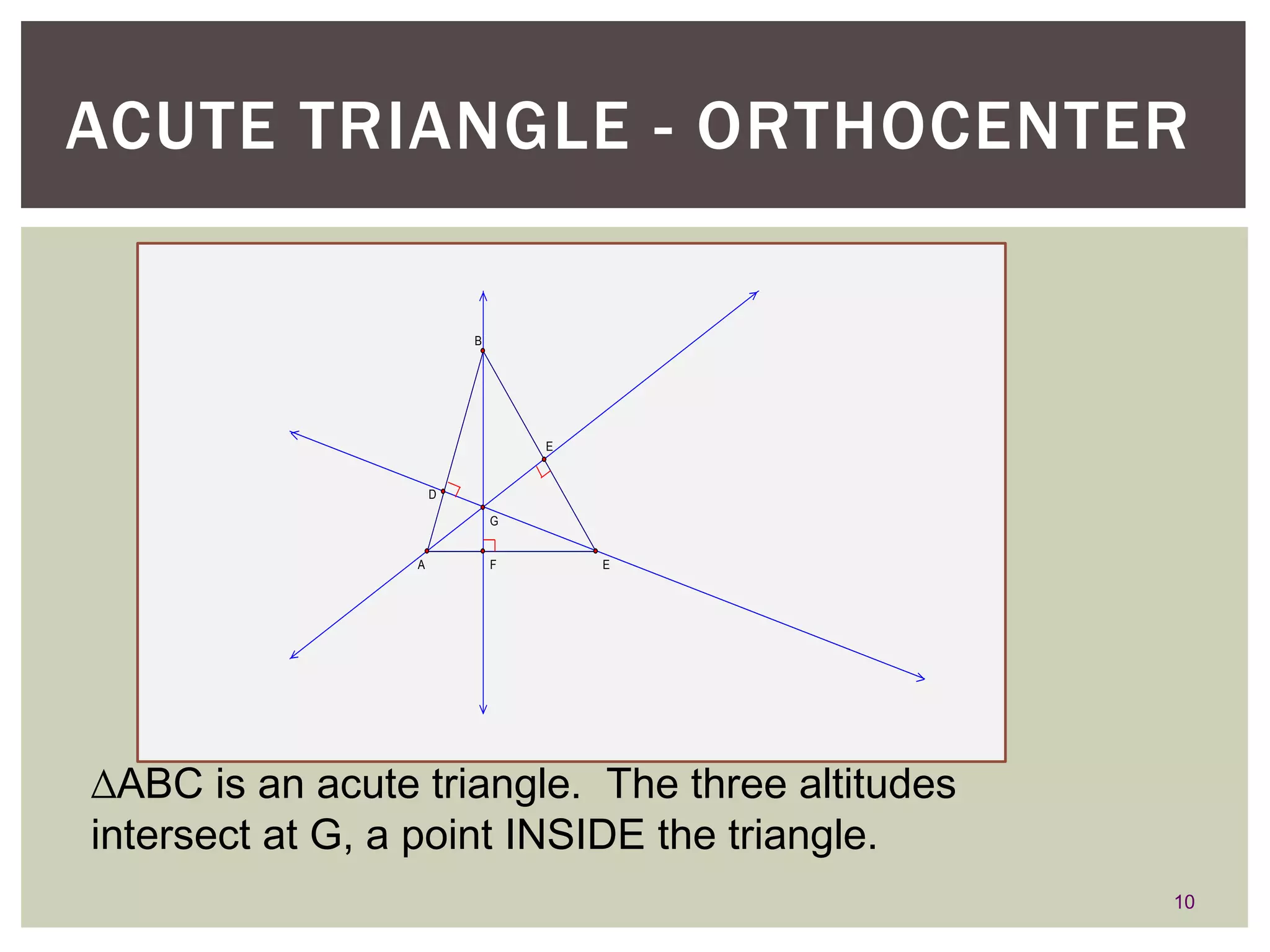 Medians & altitudes of a triangle | PDF
