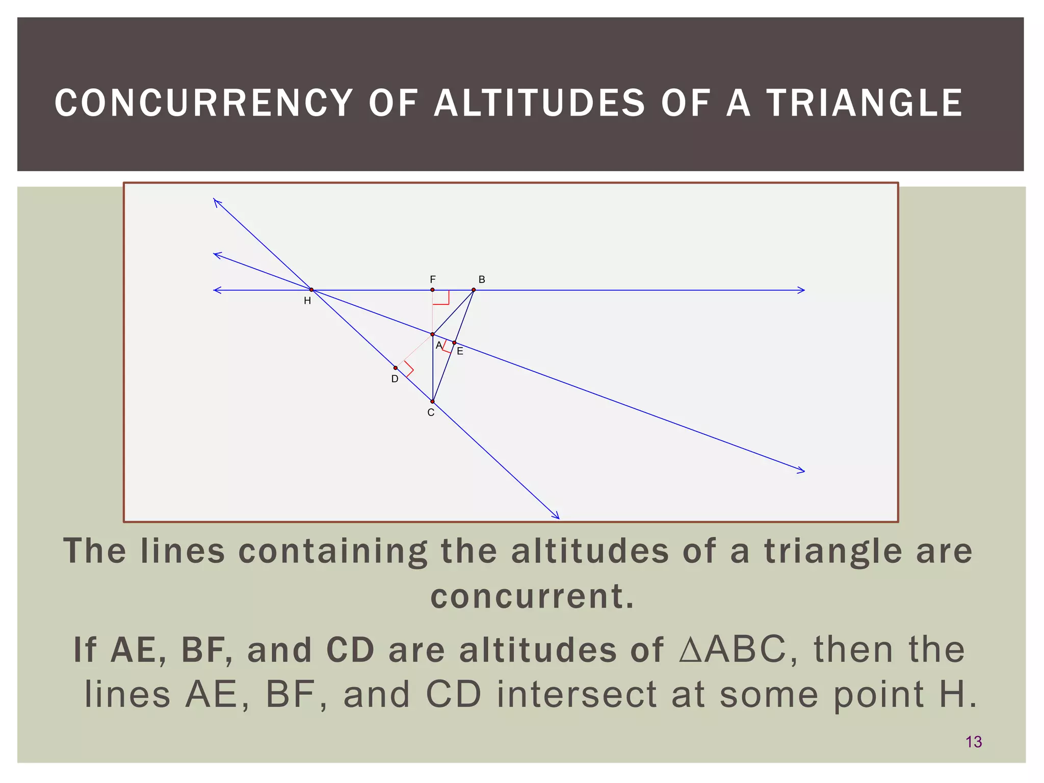 Medians & altitudes of a triangle | PDF