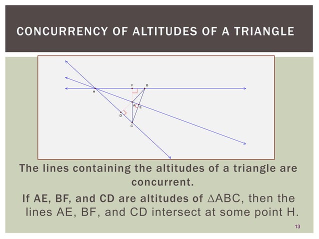 Medians & altitudes of a triangle | PDF