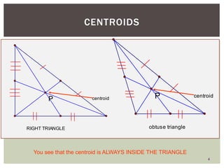 Medians & altitudes of a triangle | PDF