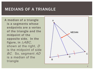 Altitude And Median Of A Triangle