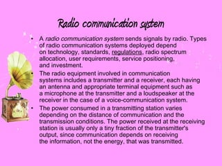 Media of communication -radio and sound recording | PPT