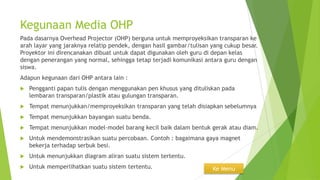 Media ohp nurul hidayati | PPTX