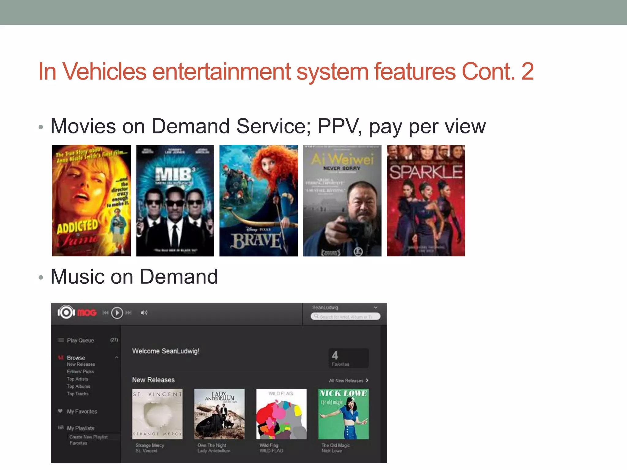 Media on demand and infotainment system on buses | PPT
