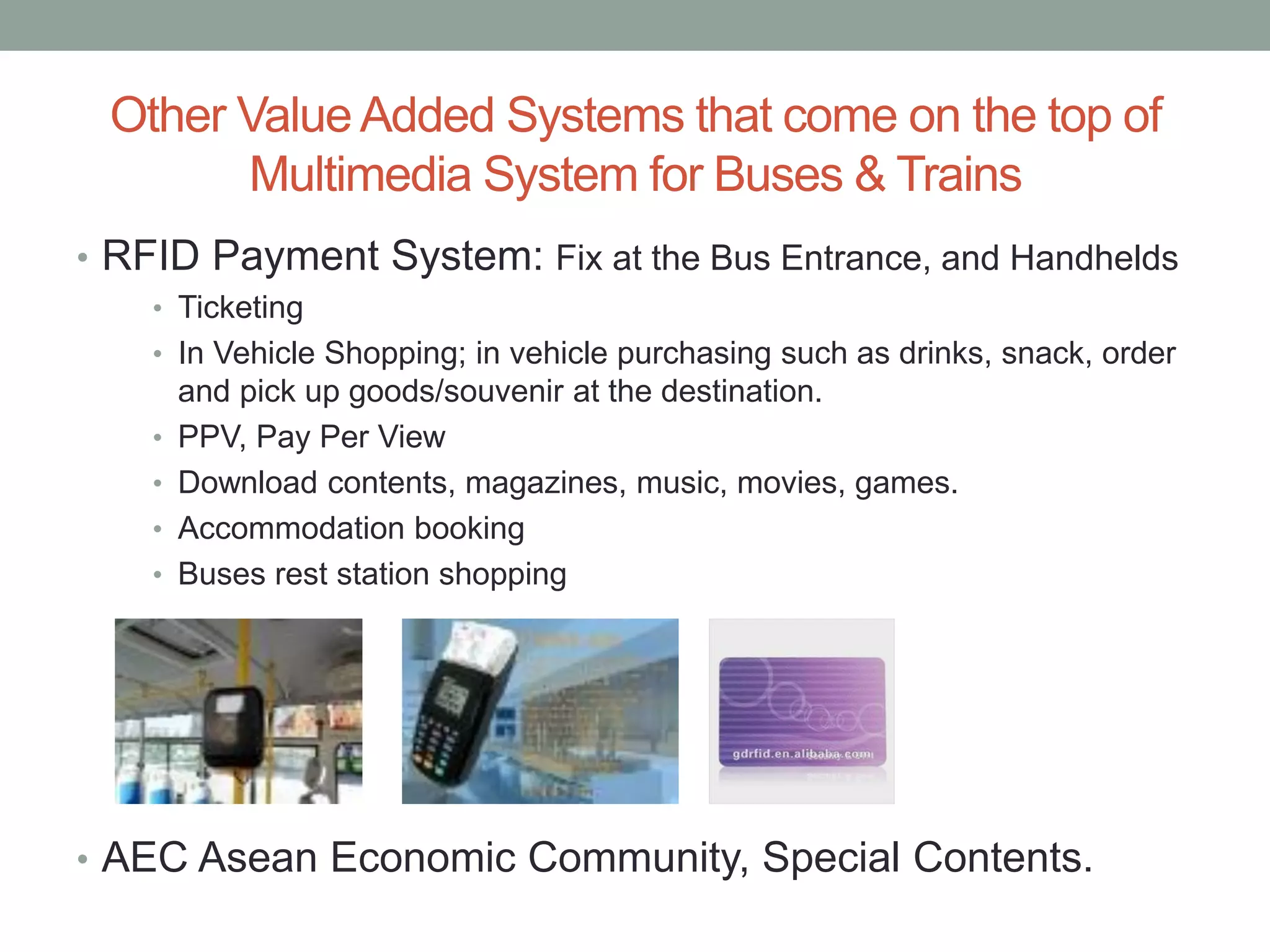 Media on demand and infotainment system on buses | PPT