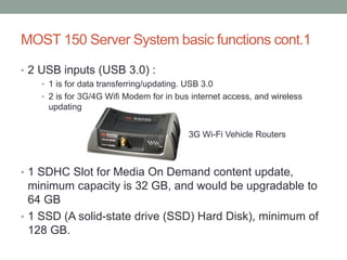 Media on demand and infotainment system on buses | PDF | Computer Networking | Computing
