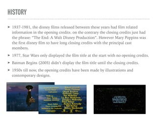 Media opening credits | PDF | Video Production | Content Production