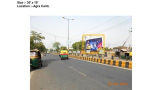 Outdoor Advertising Options in Agra - Hoarding Options in Agra | PDF