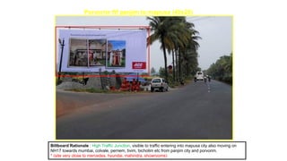 Outdoor Adverting Options in Goa-Hoarding Advertising in Goa | PPT