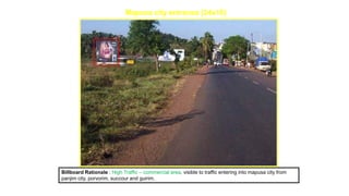 Outdoor Adverting Options in Goa-Hoarding Advertising in Goa | PPT