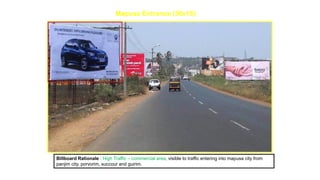 Outdoor Adverting Options in Goa-Hoarding Advertising in Goa | PPT