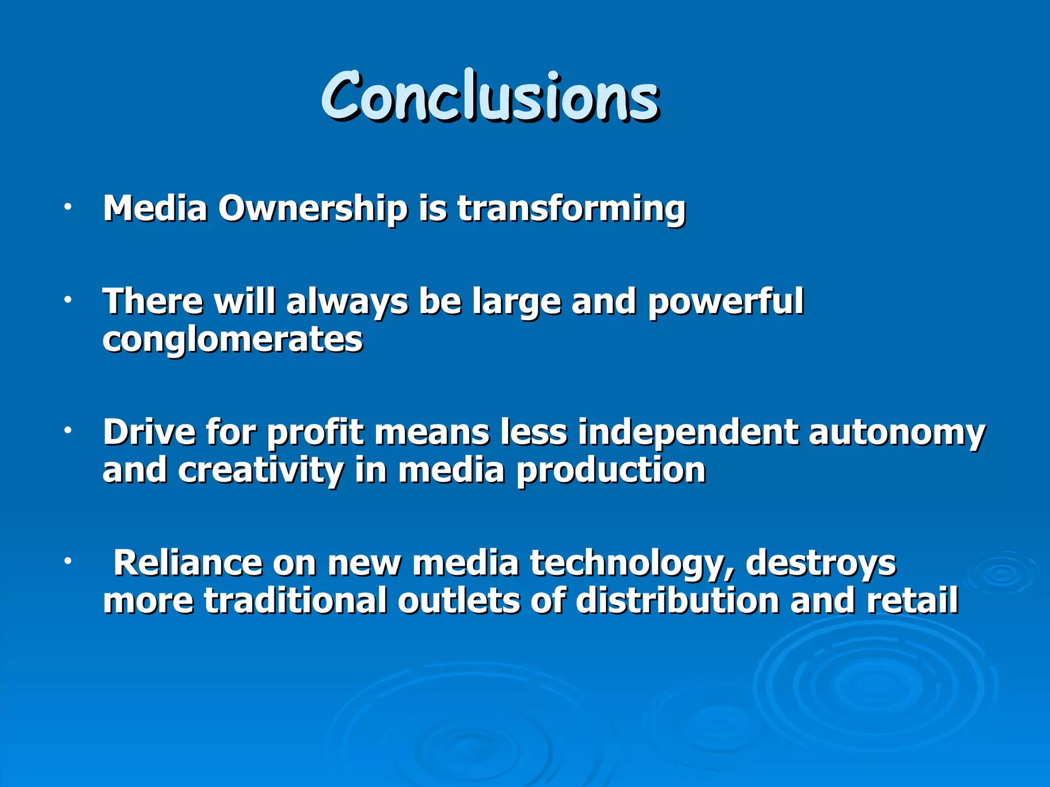 Media ownership | PPT