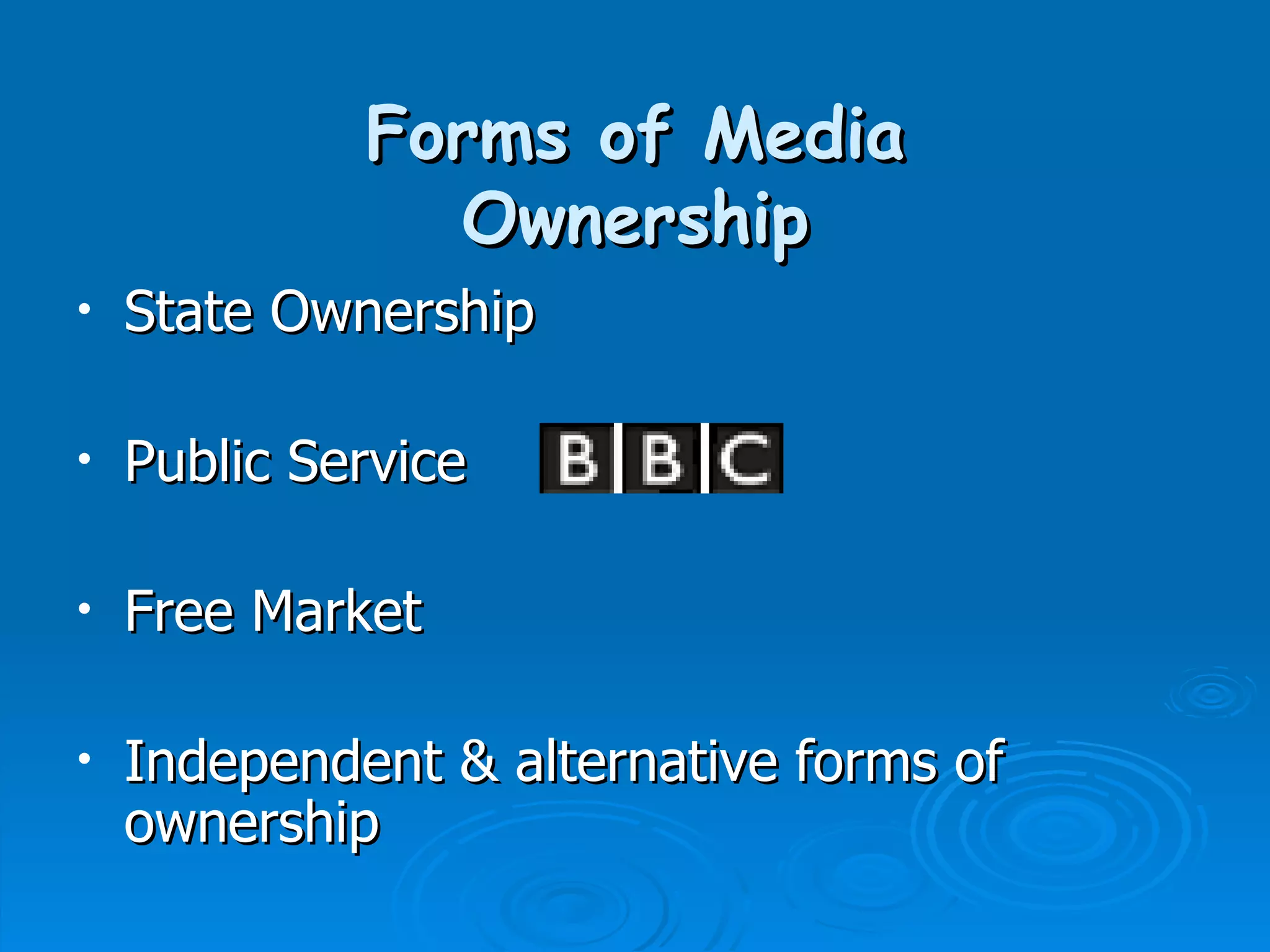Media ownership | PPT