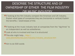 Media ownership | PPT | Mergers and Acquisitions | Business Banking ...