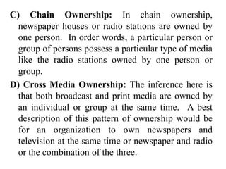 Media Ownership and Control a teaching material | PPTX