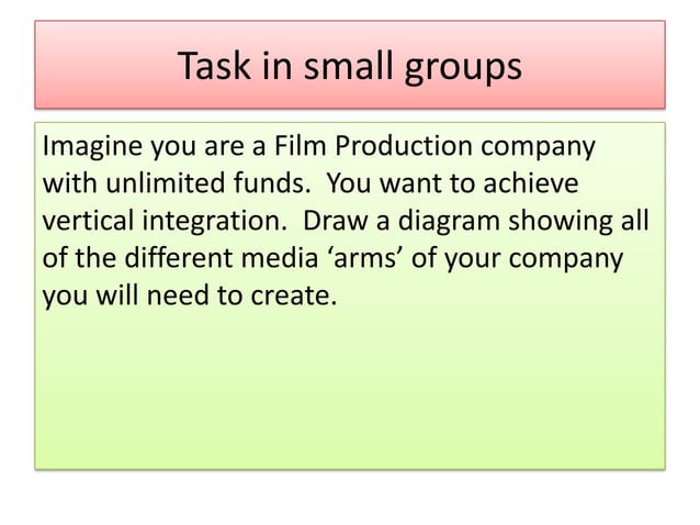 Media ownership and vertical integration disney pictures | PPTX
