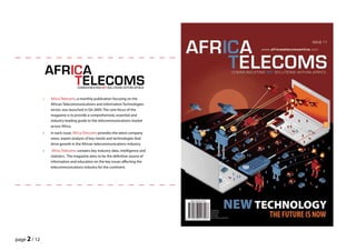 Africa Telecoms Media Pack | PPT