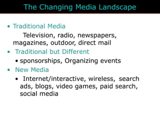 Media palnning and strategy | PPT