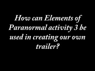 Media paranorm | PPT